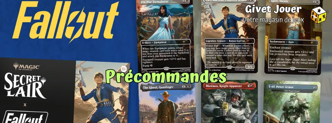Magic Secret Lair Fallout Vault 33 : Précommande | Givet Jouer